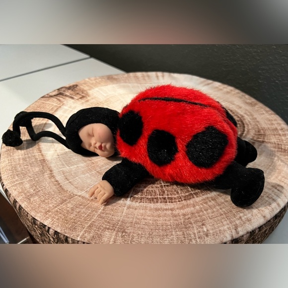 Toys | Anne Geddes Sleeping Lady Bug Bean Bag Doll | Poshmark
